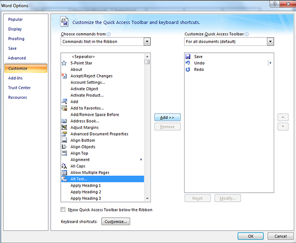 Alt Text Quick Button | Accessibility Resources