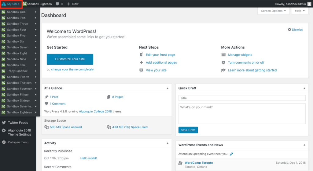 Login and Dashboard - Marketing Department