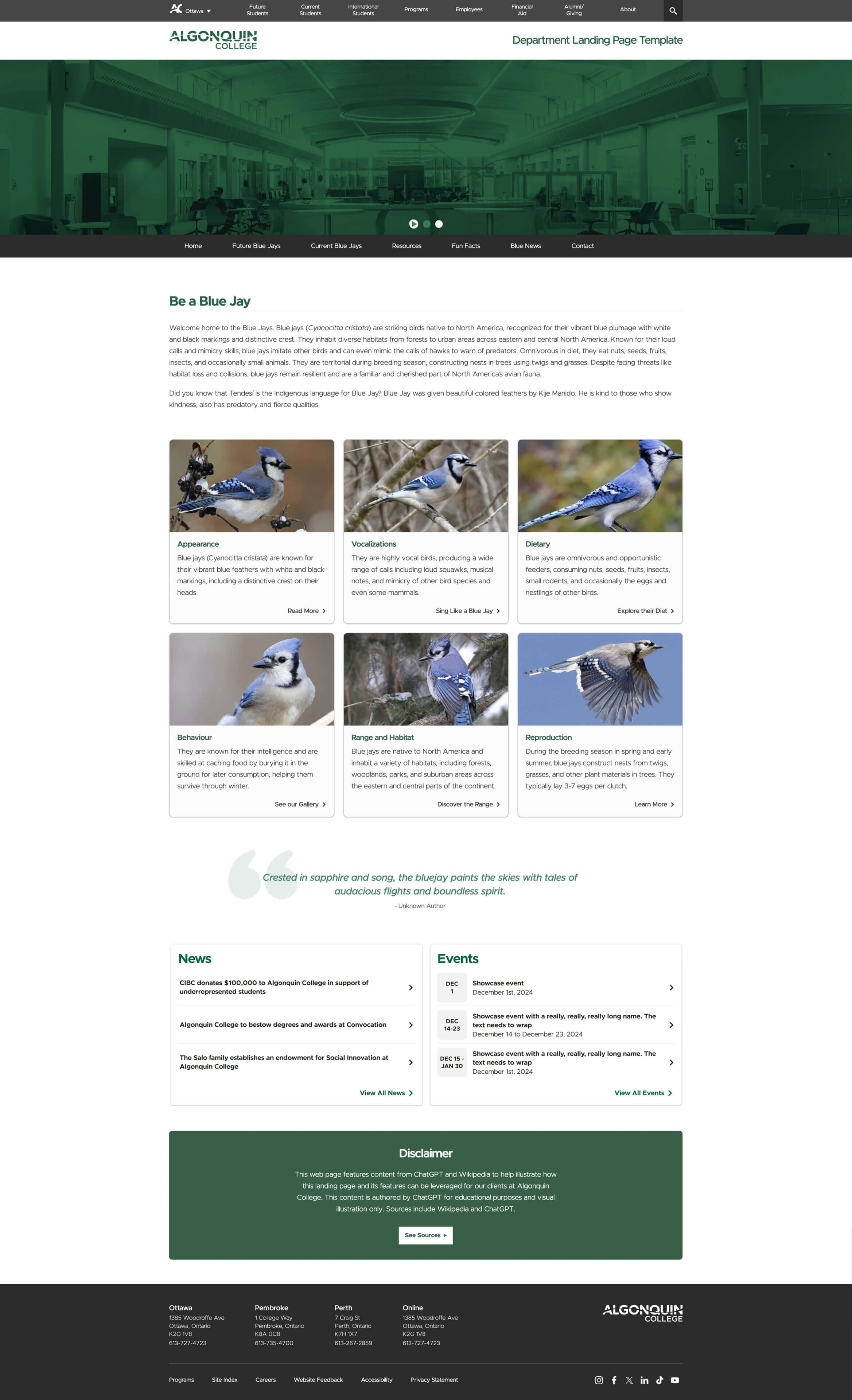 New Department Website Template Opt-In - Marketing Department