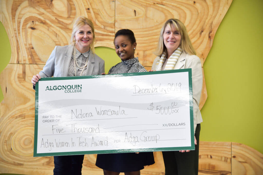 First ADGA Women in Tech Award presented to Algonquin College Student ...