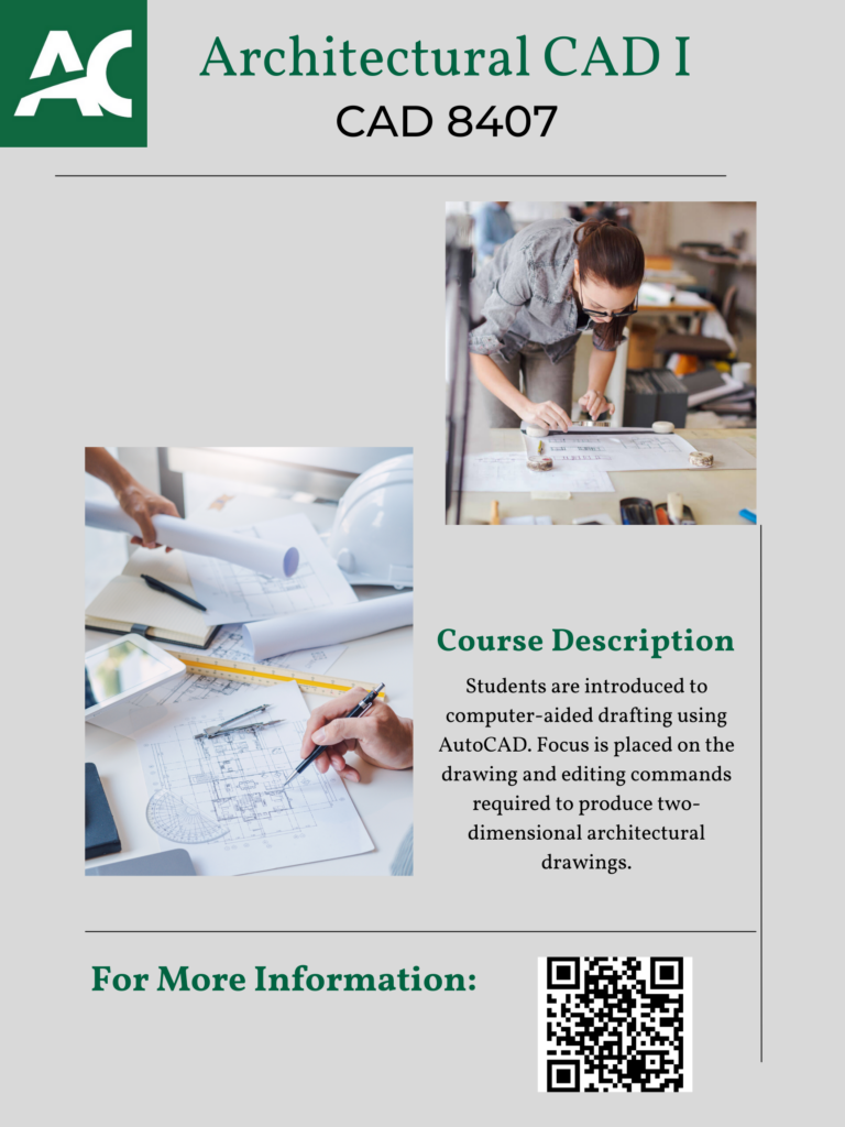 CAD 8407 – Architectural CAD I | Office of Academic Partnerships