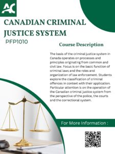 PFP1010 – Canadian Criminal Justice System | Office of Academic ...