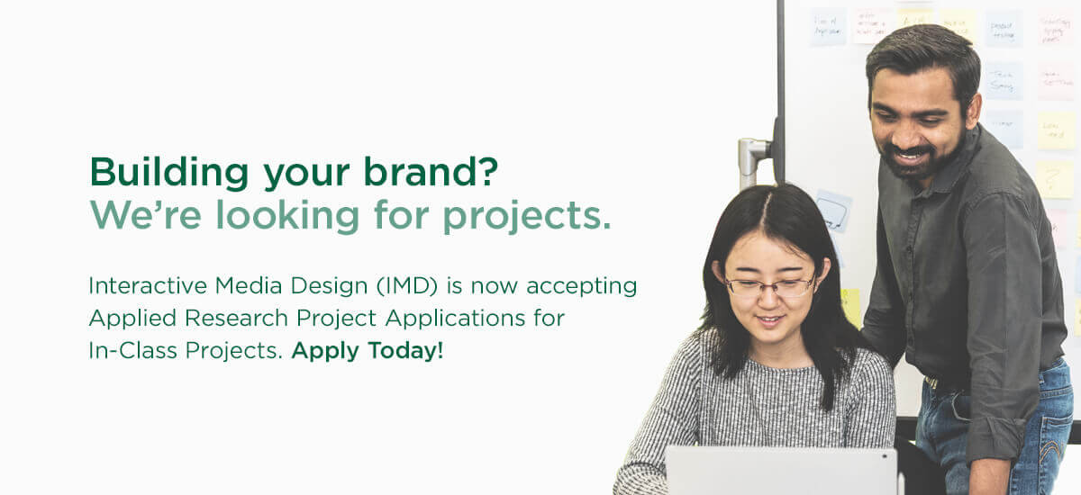Interactive Media Design (IMD) is now accepting applications for Fall ...