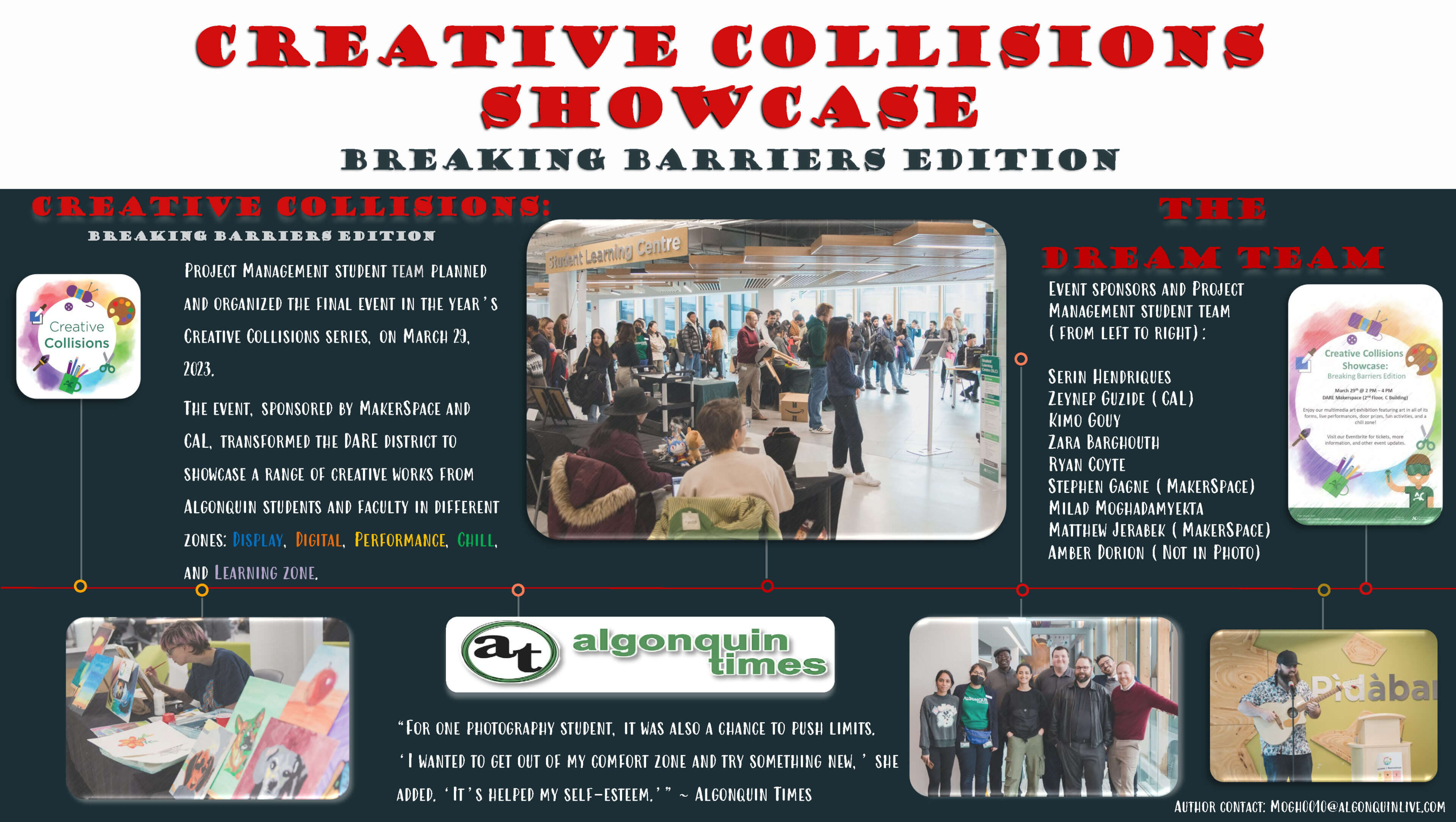 Creative Collisions End of Year Showcase | Applied Research