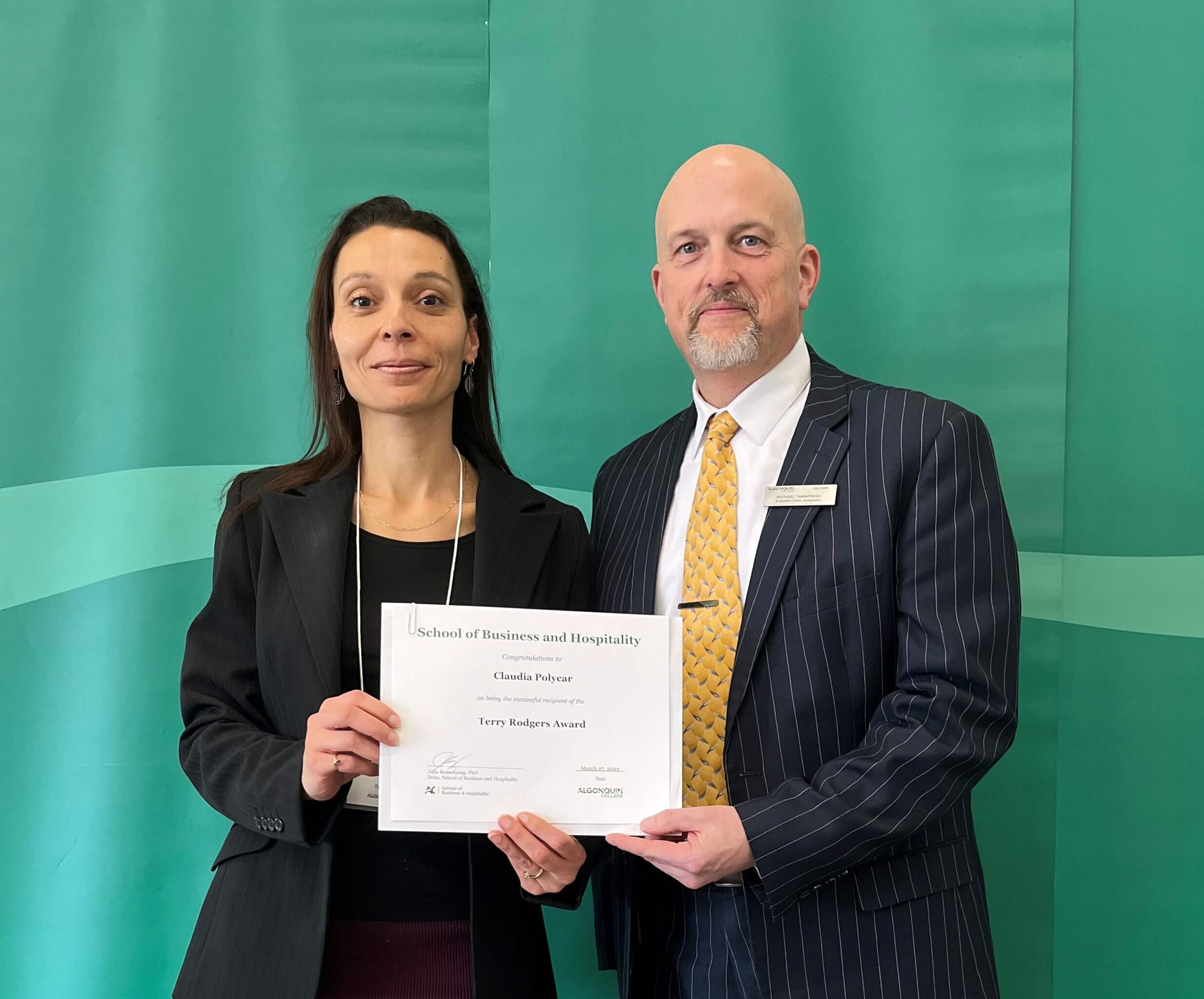 Congratulations to the 2023 Hospitality & Tourism Award Winners! - School of Business & Hospitality