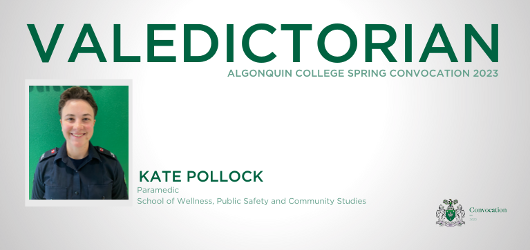 Meet our Valedictorian Kathryn (Kate) Pollock | Convocation