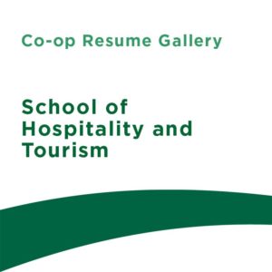 Co-op Resume Gallery - Co-op & Career Centre