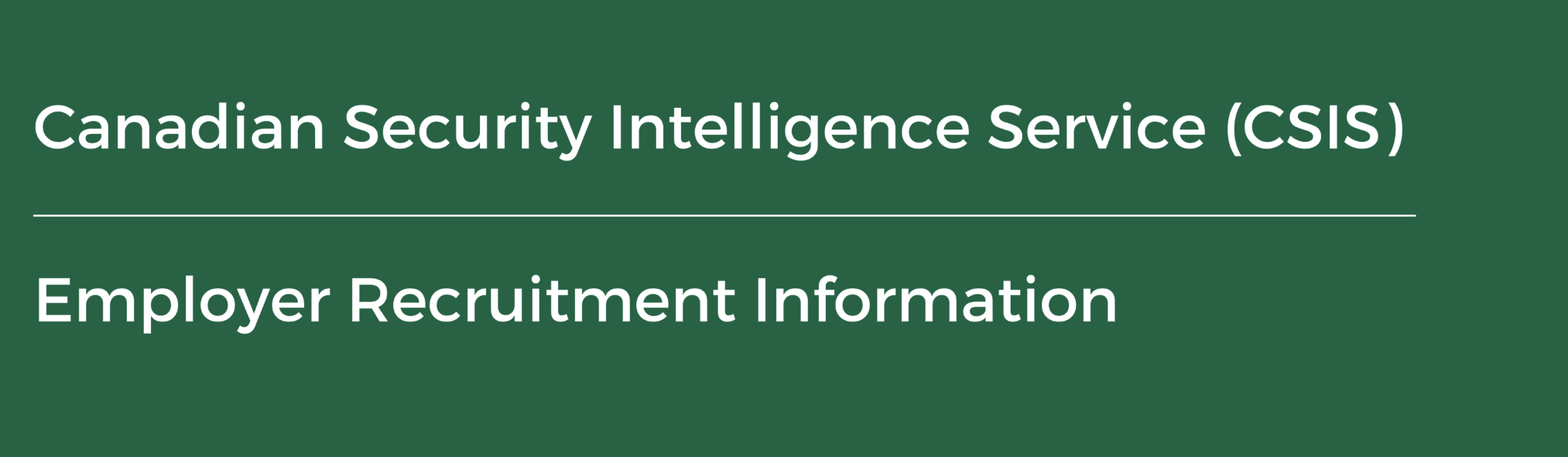 CSIS Student Page - Co-op & Career Centre