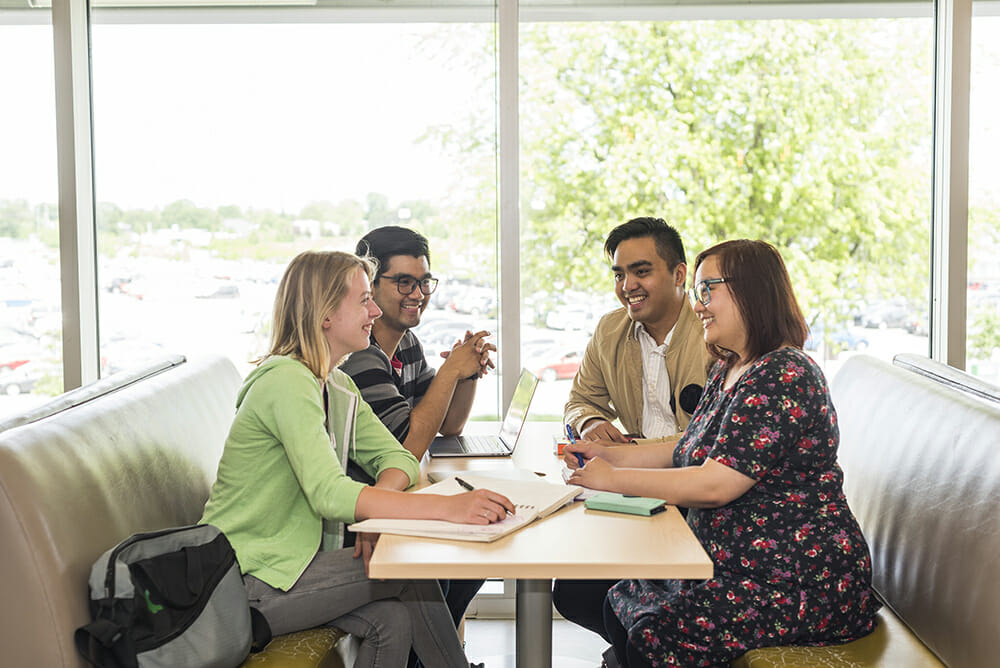 Algonquin College Students in AC Hub - Future Students