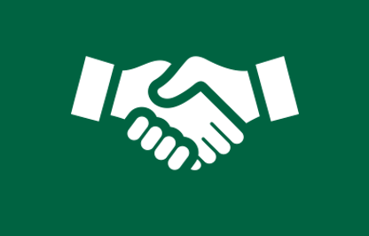 Handshake Icon Green