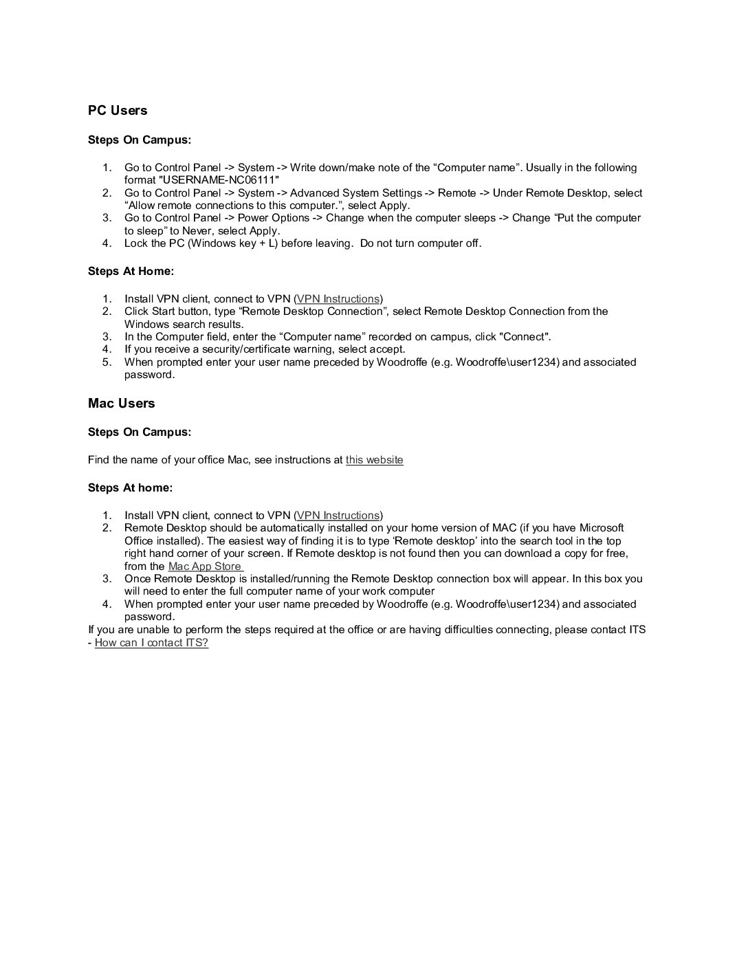 How-to-remote-connect-to-your-office-computer - ITS