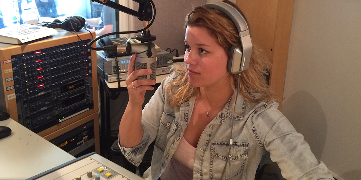 Broadcasting - Radio Banner - School of Media & Design