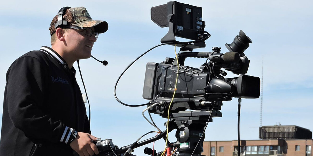 Broadcasting - TV Banner - School of Media & Design