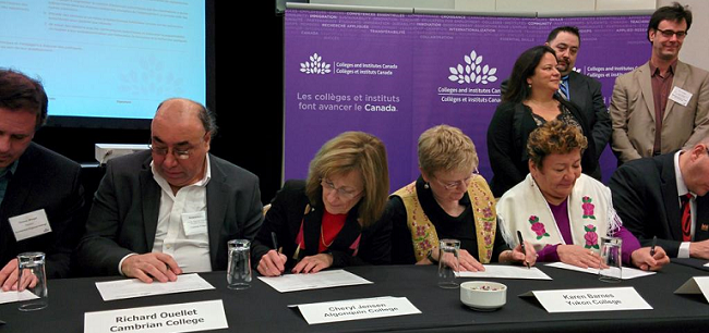 Algonquin College signs CICan Indigenous Education Protocol | News