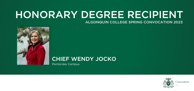 Wendy Jocko awarded honorary degree from Algonquin College | News
