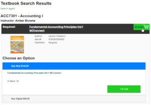 Ordering Textbooks Online | AC Online