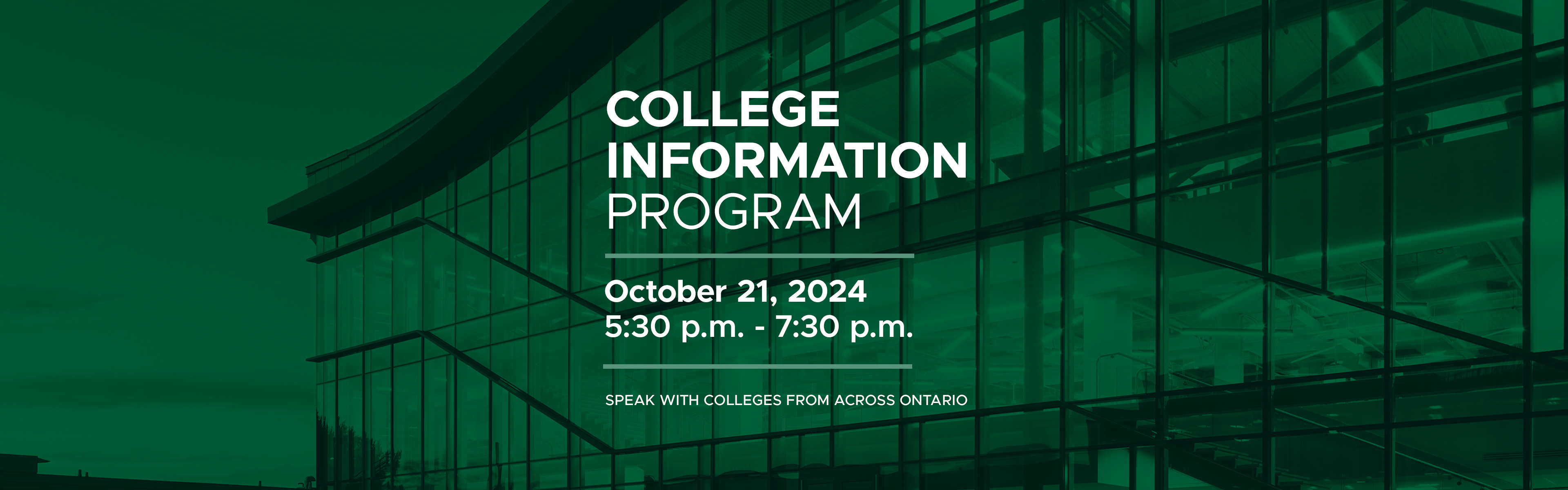 College Information Program | Open House
