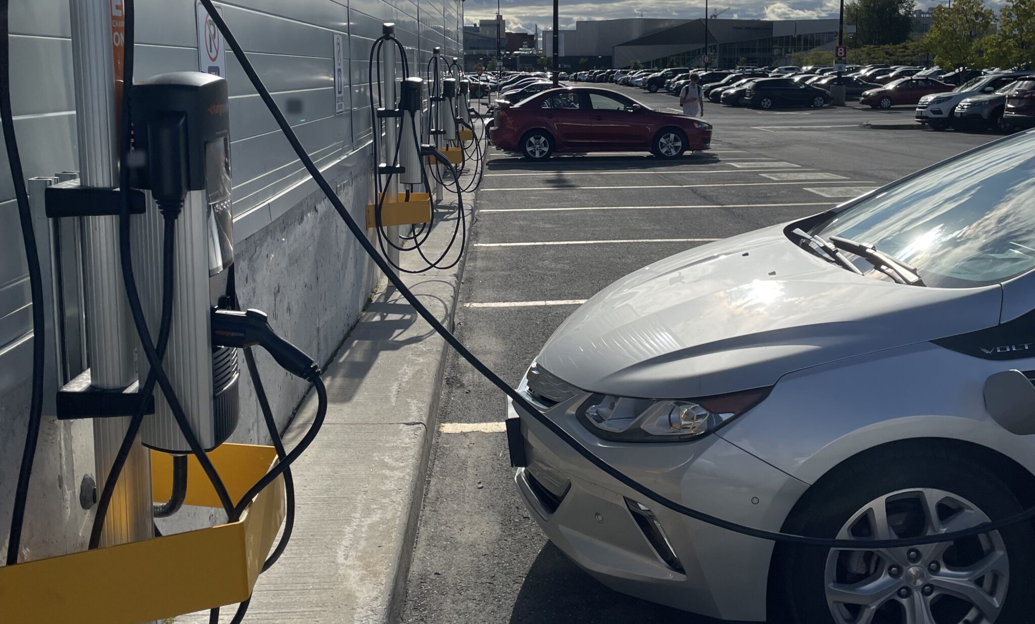 Lot 9 gets electrified as eight new EV chargers installed | Parking ...