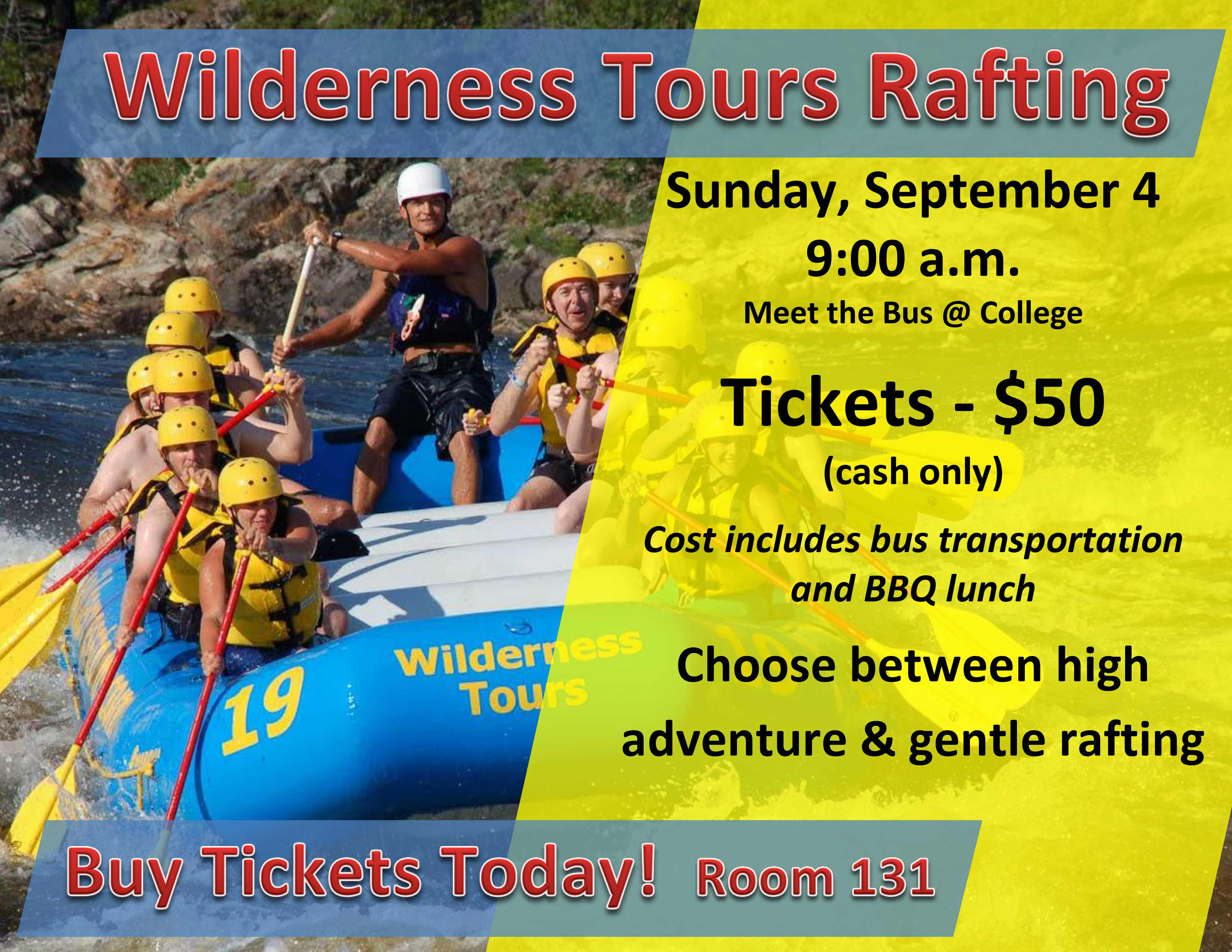 Rafting - Pembroke Campus