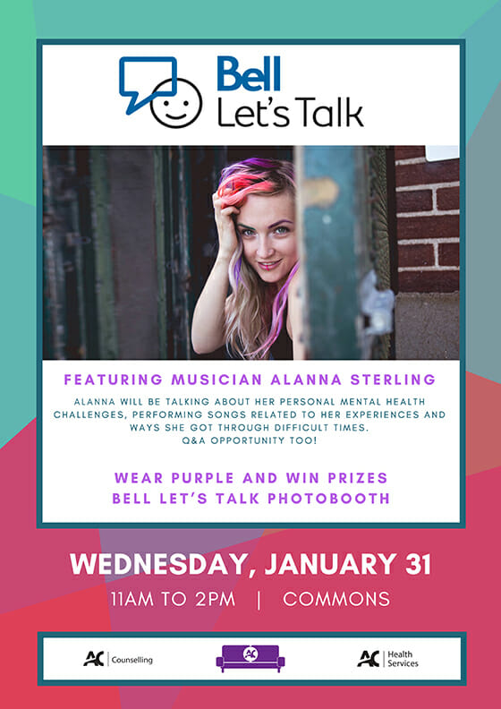 Bell Let's Talk Day - Pembroke Campus