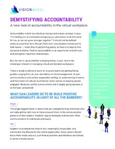 Vision Wheel - Demystifying Accountability - Pembroke Campus