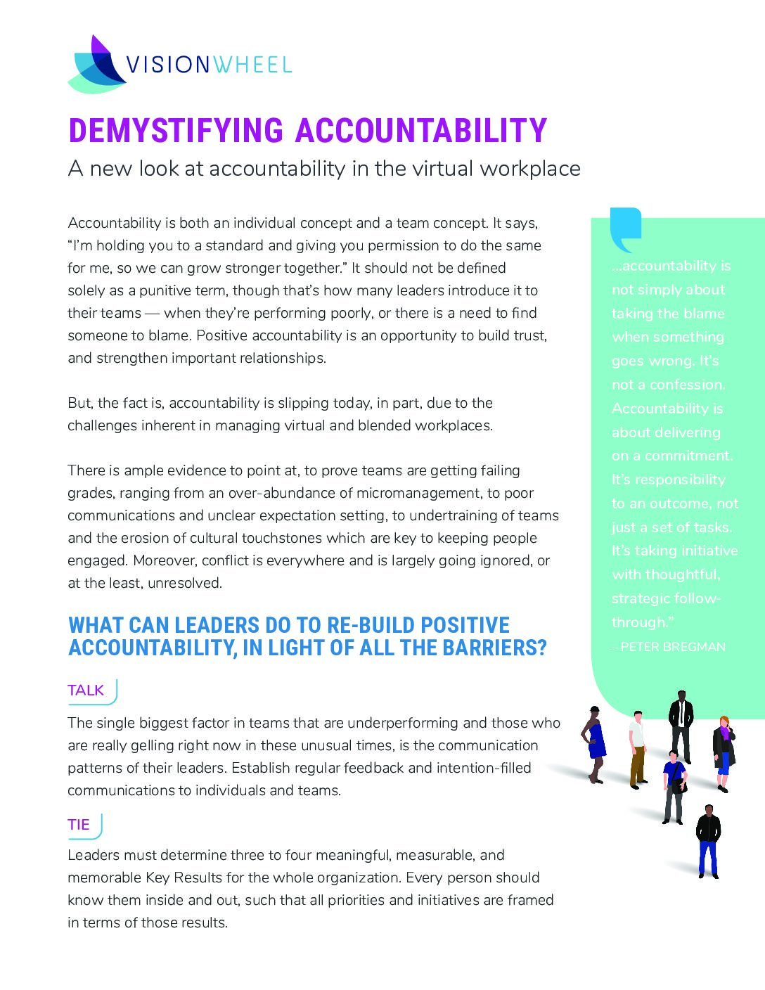 Vision Wheel - Demystifying Accountability - Pembroke Campus