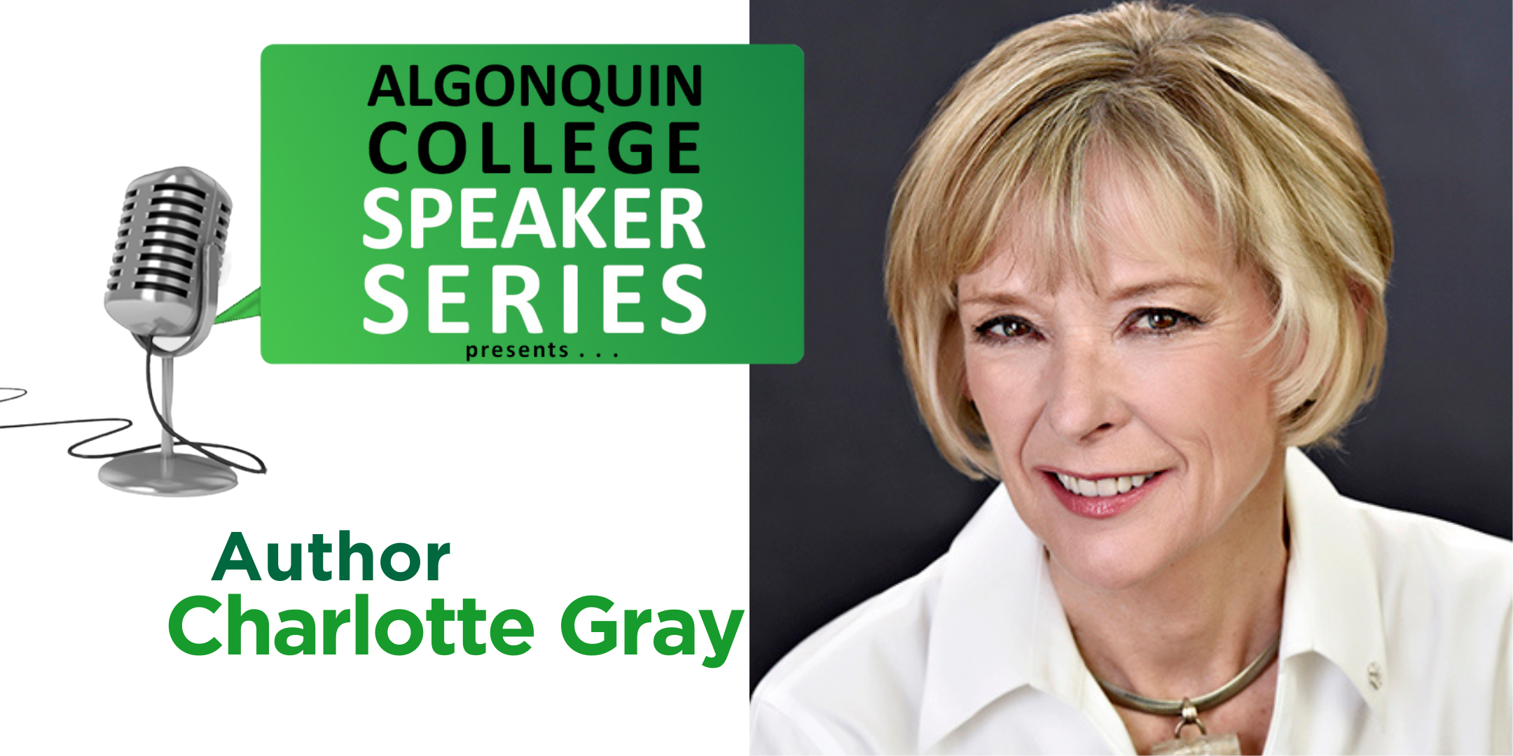 Speaker Series Charlotte Gray 2021 - Pembroke Campus Speaker Series Charlotte Gray 2021 - Pembroke Campus
