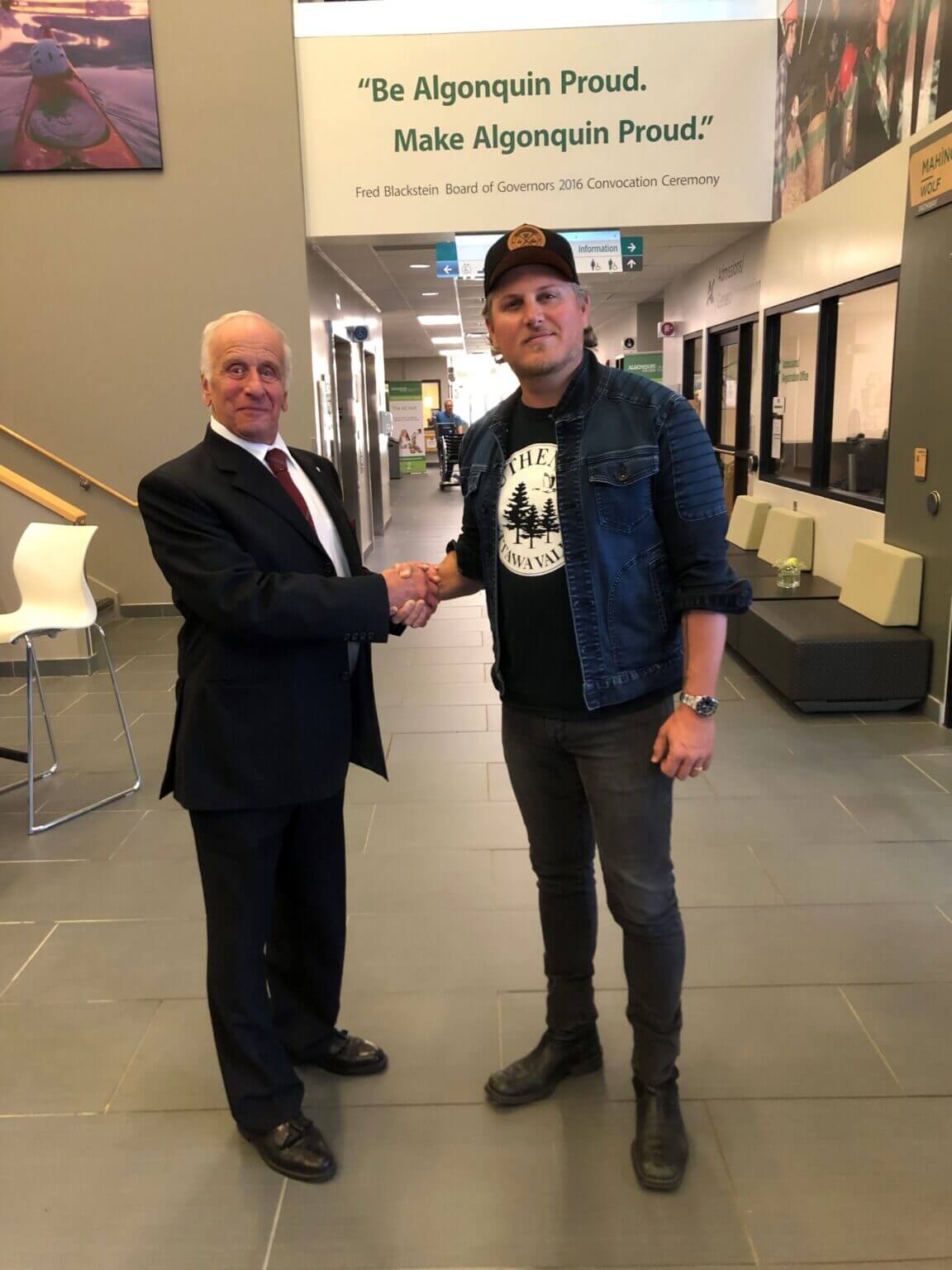 Jason Blaine and Fred Blackstein-tenth anniversary - Pembroke Campus