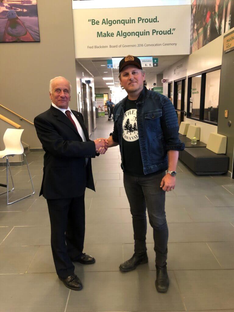 Jason Blaine and Fred Blackstein-tenth anniversary - Pembroke Campus