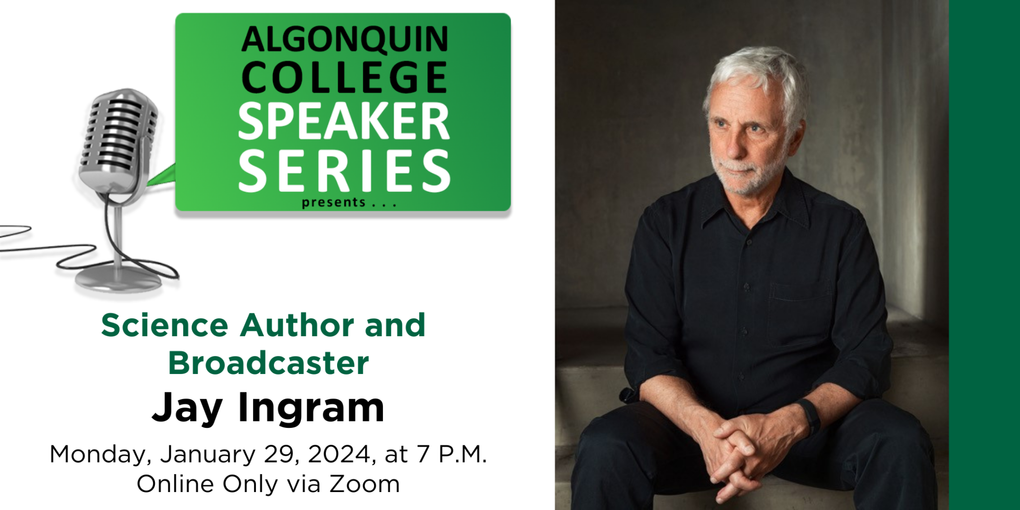 Algonquin College's Speaker Series - Pembroke Campus