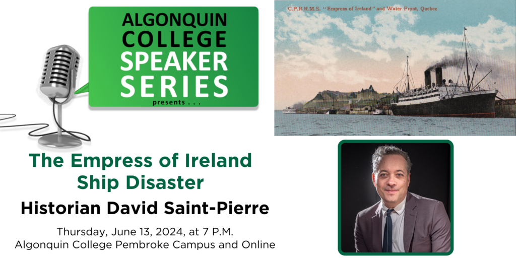 Algonquin College's Speaker Series - Pembroke Campus