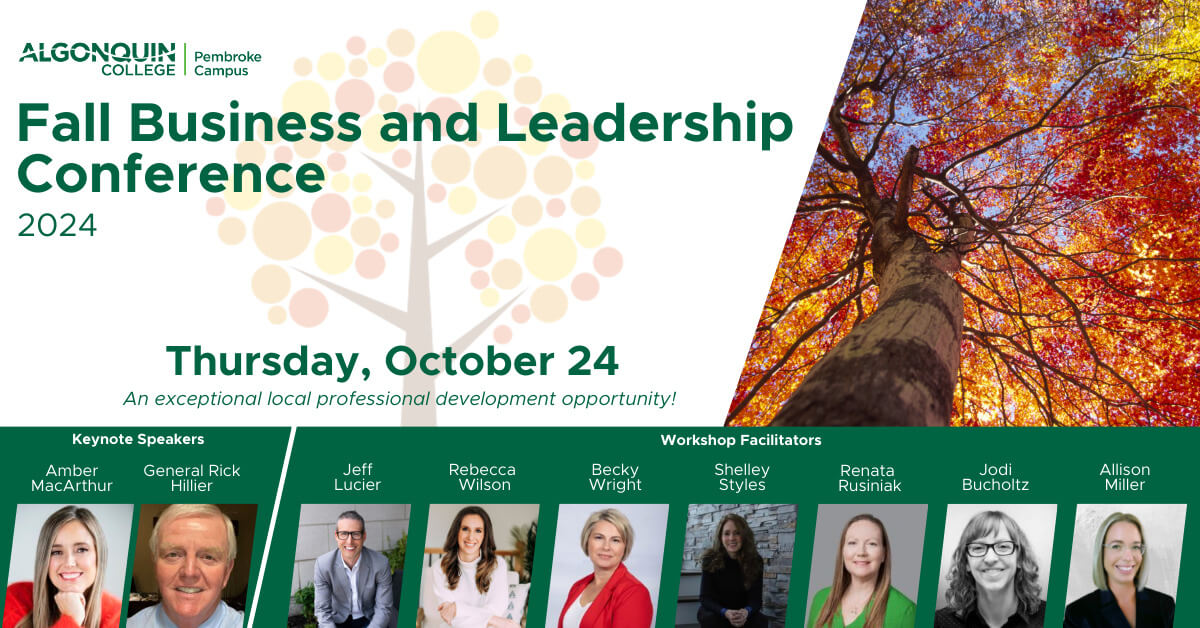 Presenters, Spring Business & Leadership Conference, Algonquin College
