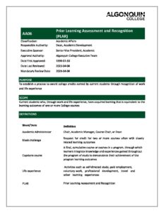 AA06 | Corporate Policies