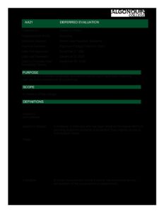 AA21 | Corporate Policies