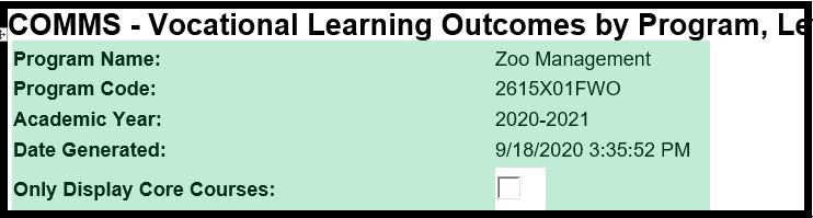 Program Outcome Mapping | Program Development and Modification