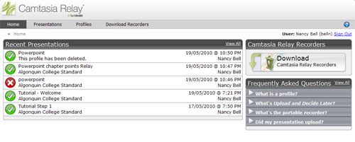 Linking | Techsmith/Camtasia Relay
