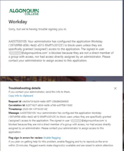 Common Sign-in Issues - Workday Support